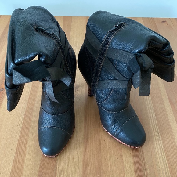 kenzie | Shoes | Kenzie Leather Boots Size 7 Womens Black | Poshmark